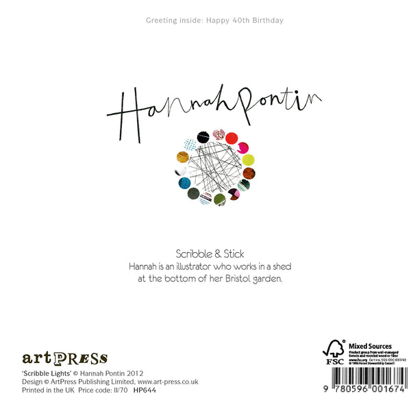 Scribble Lights – ArtPress Publishing Ltd