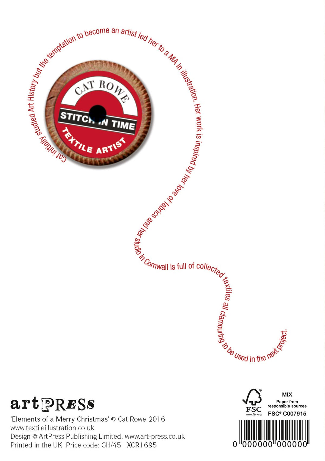 Cat Rowe - Stitch in Time – ArtPress Publishing Ltd